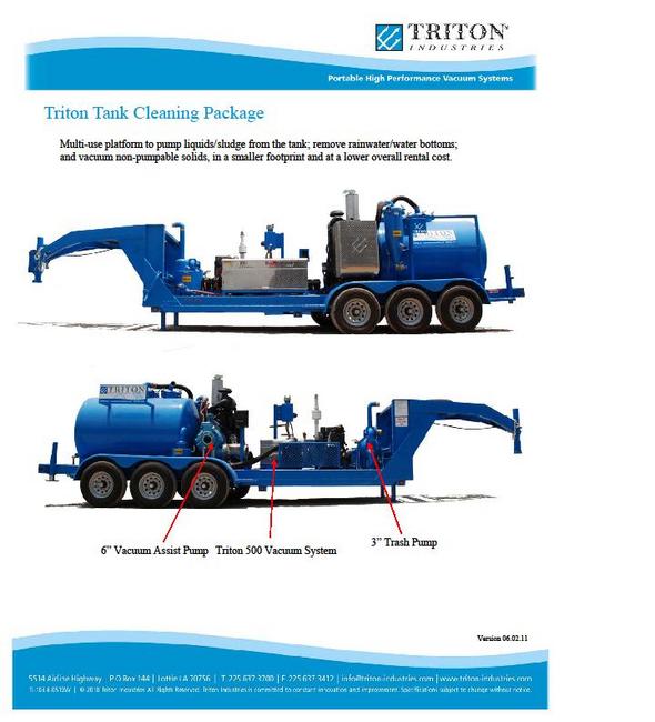 Tank Cleaning - Triton Industries